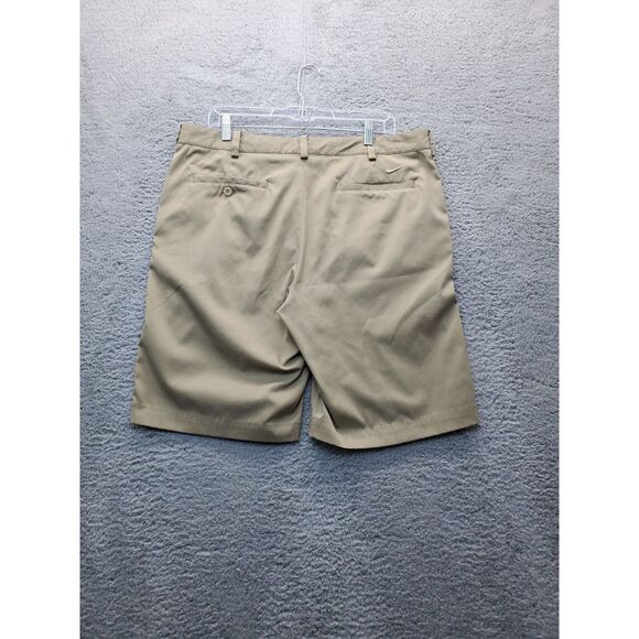 Nike | Shorts | Nike Chino Shorts Mens Size 35 Tan Golf Performance Dri ...